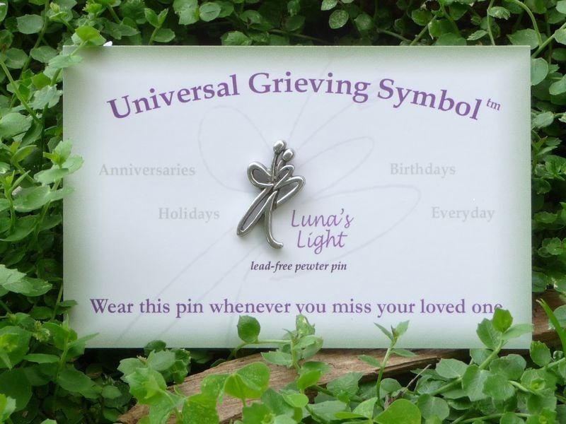 Universal Grieving Symbol pin | Luna's Light Home of The Universal ...